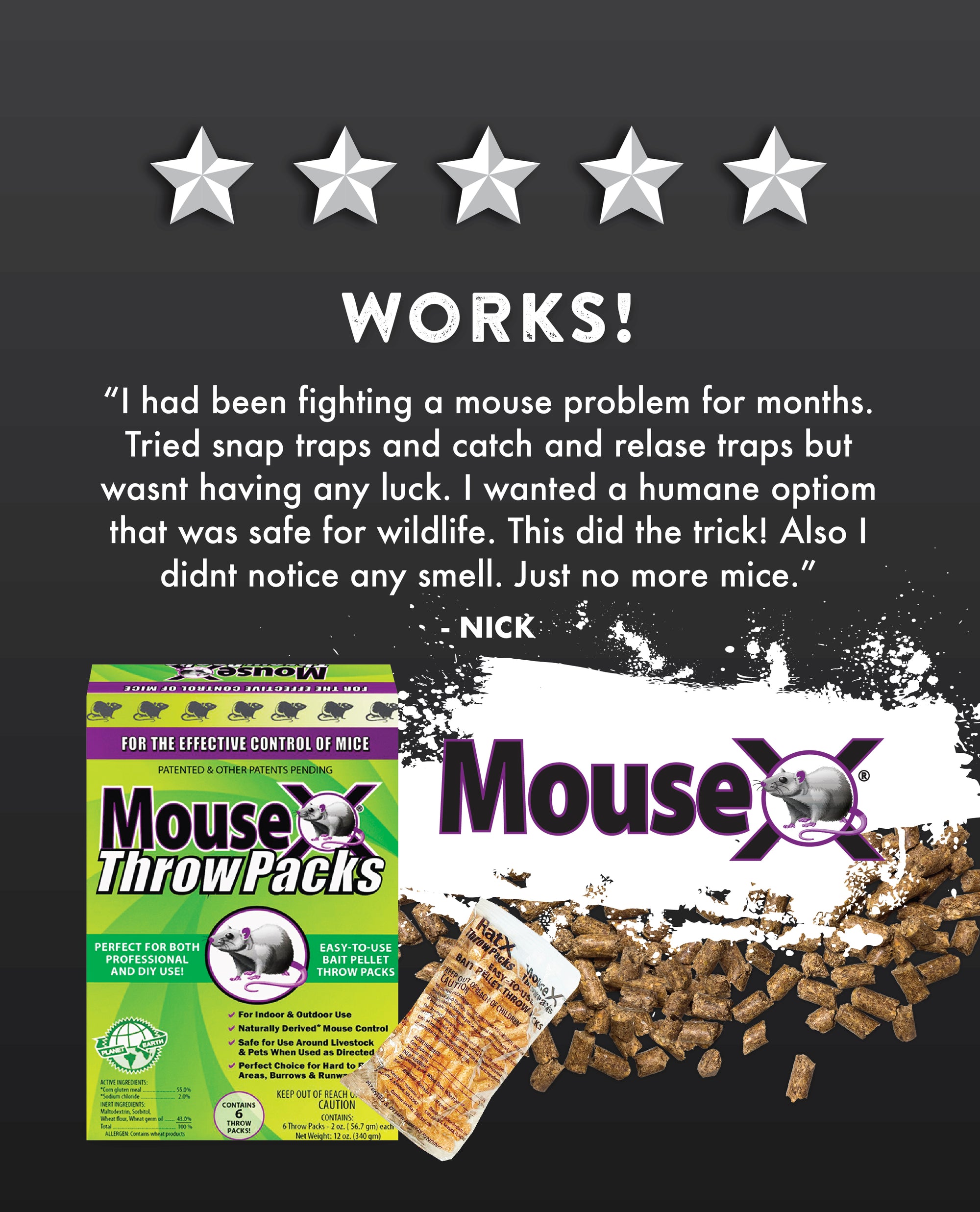 MouseX® Wood Traps