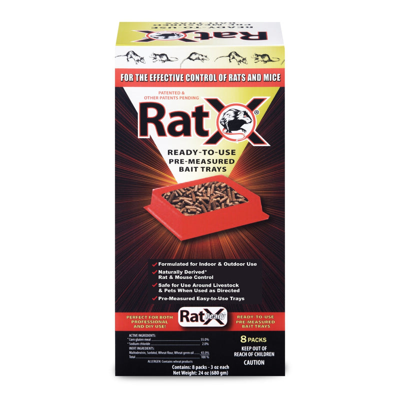 RatX® Ready Trays: Premeasured Bait Trays for Effective Rat Control