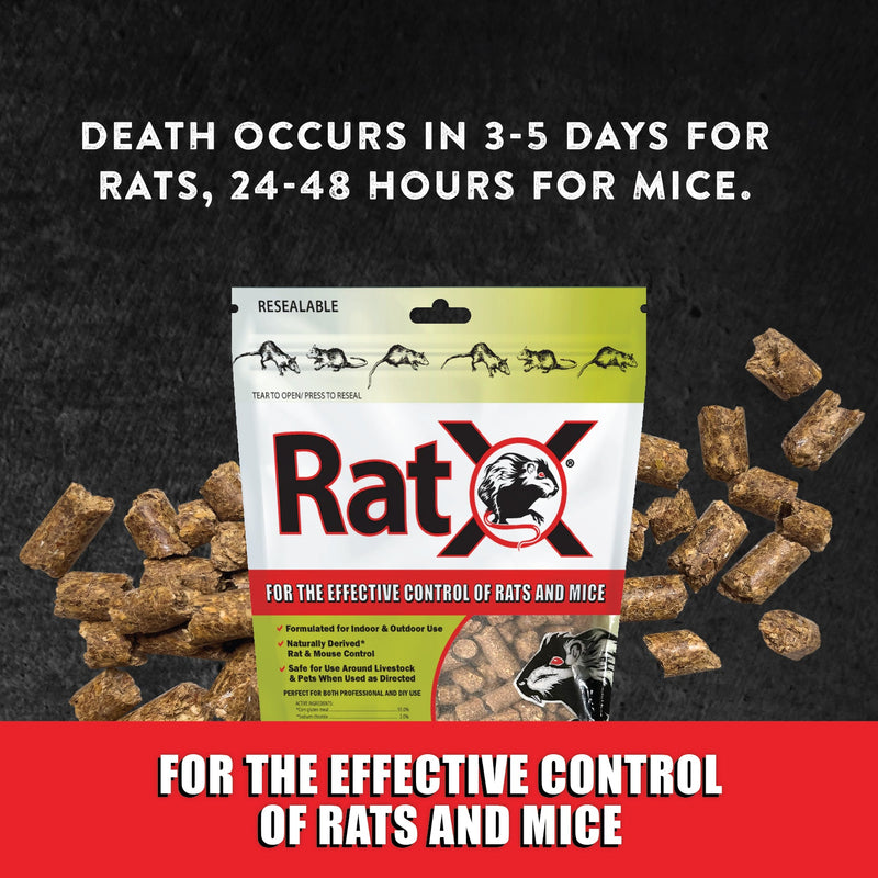 RatX® Pellets - Safe for People, Pets and Wildlife