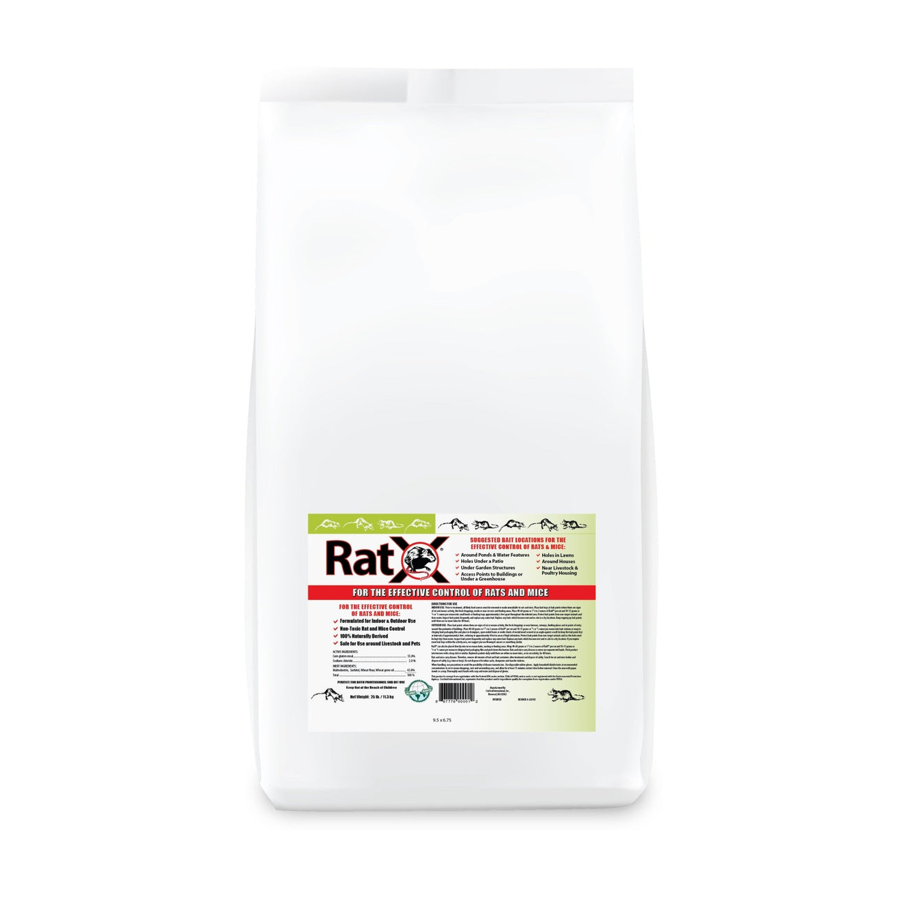 RatX® Pellets - Safe for People, Pets and Wildlife