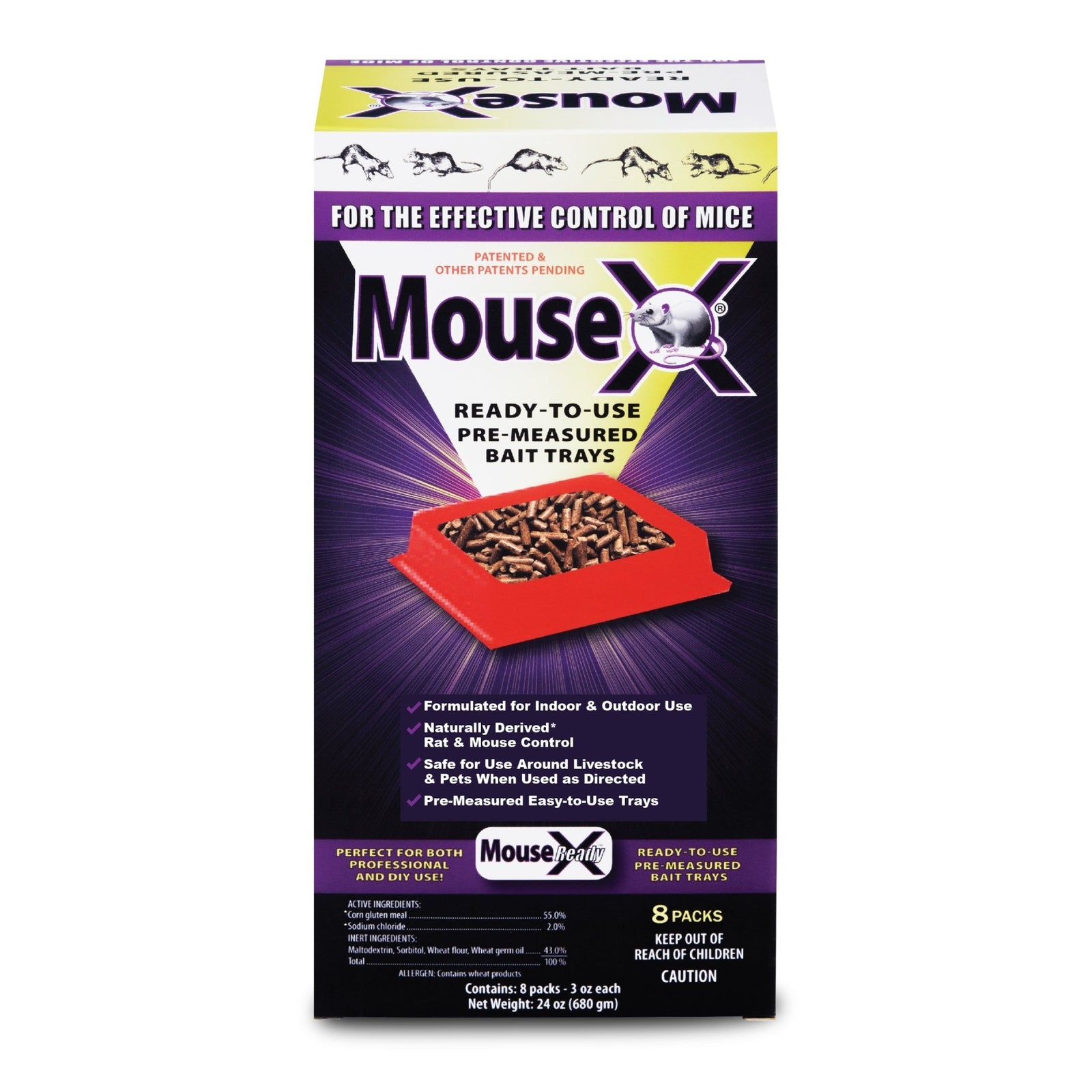 MouseX® Ready Trays - Safe and Effective Pest Control