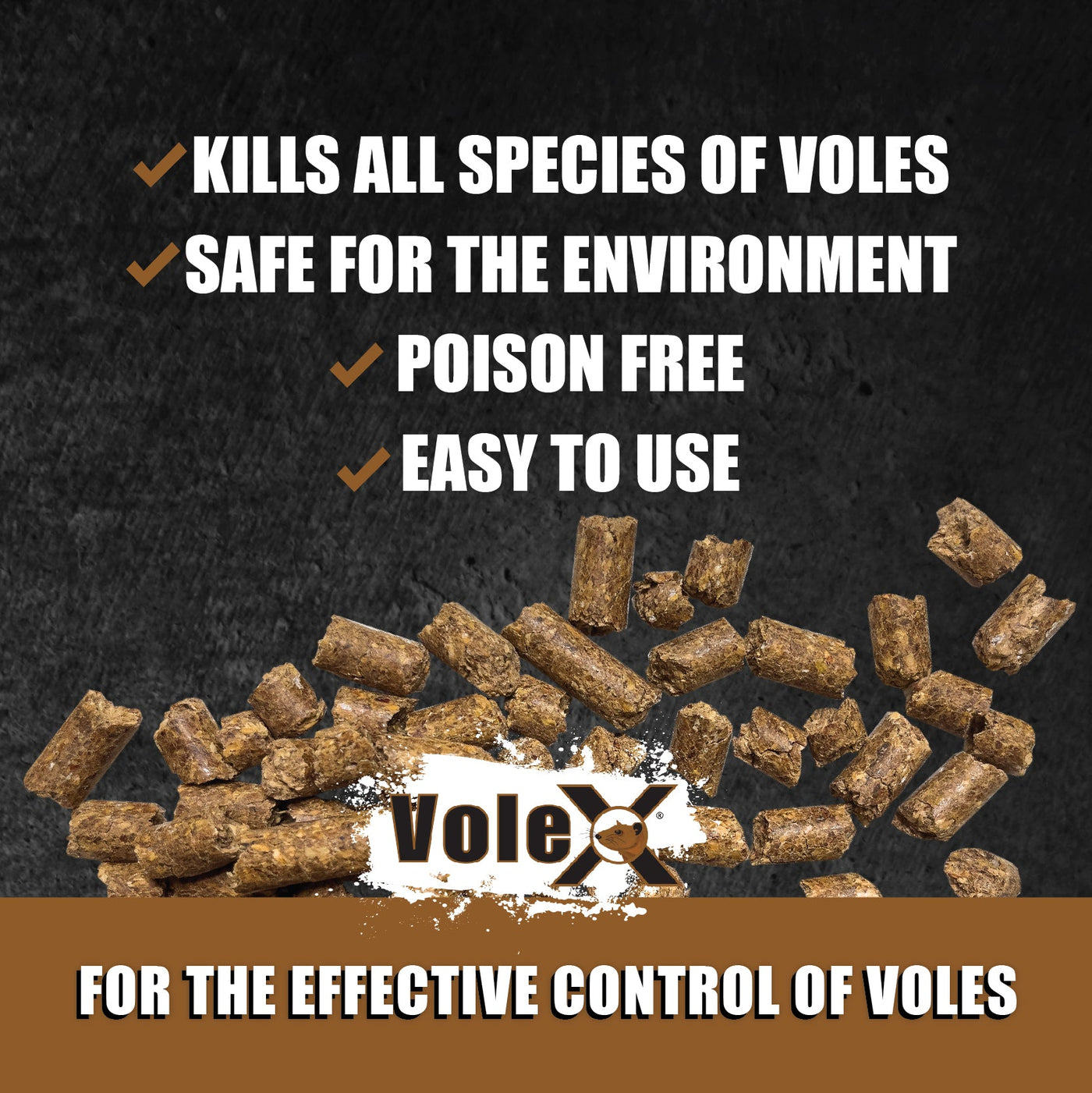 VoleX: Safe & Eco-Friendly Vole Control | EcoClear Products