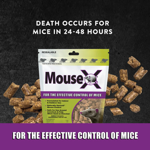 MouseX® Pellets - Eco-Friendly Rodent Extermination